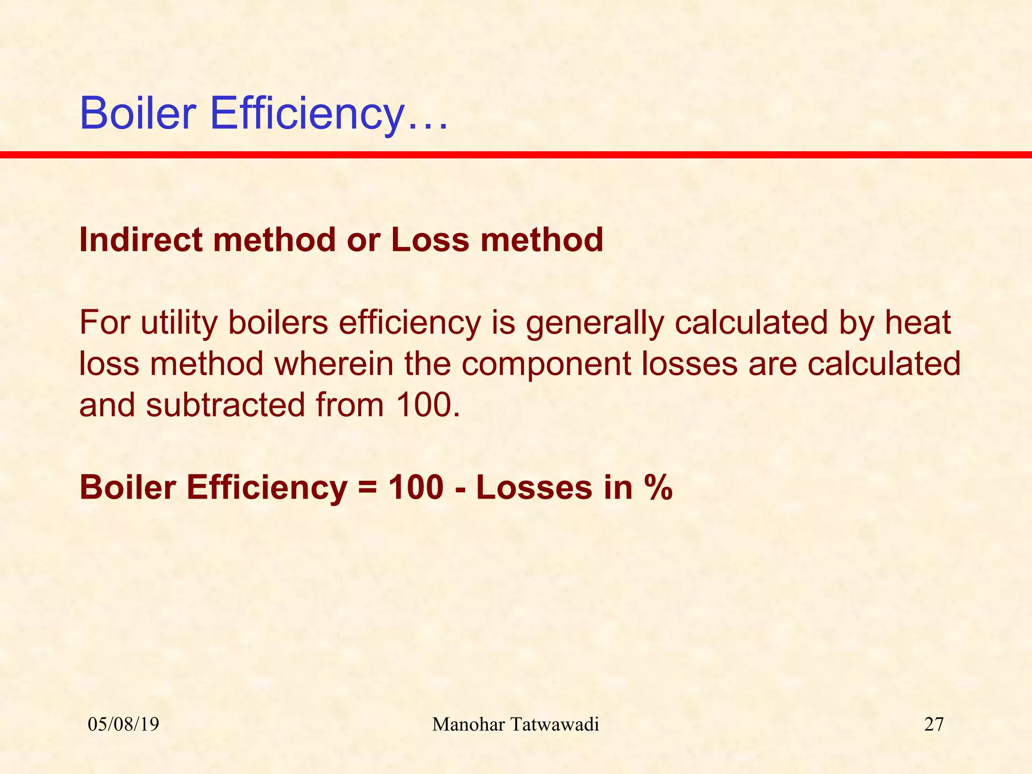 Air Heater and PF Boiler Performance Indices | PPT