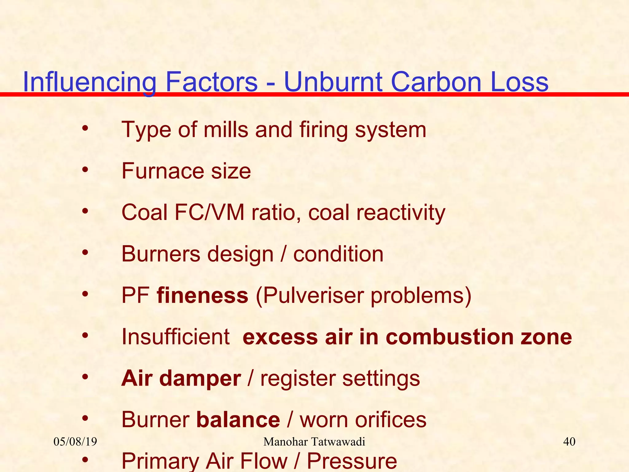 Air Heater and PF Boiler Performance Indices | PPT