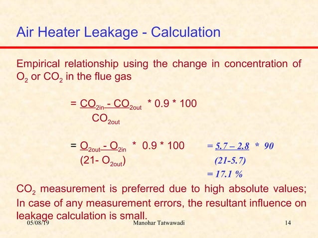Air Heater and PF Boiler Performance Indices | PPT | Physics | Science