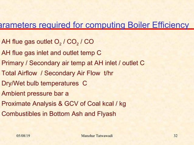 Air Heater and PF Boiler Performance Indices | PPT | Physics | Science