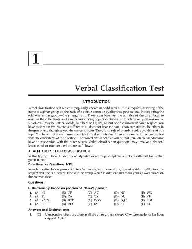 A Handbook of verbal reasoning.pdf | Educational Assessment | Education