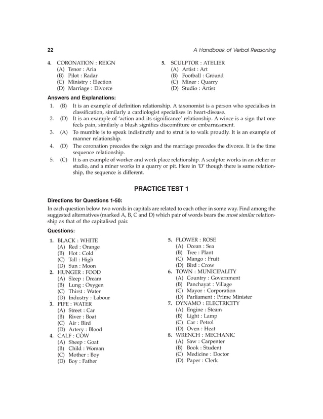 A Handbook of verbal reasoning.pdf | Educational Assessment | Education