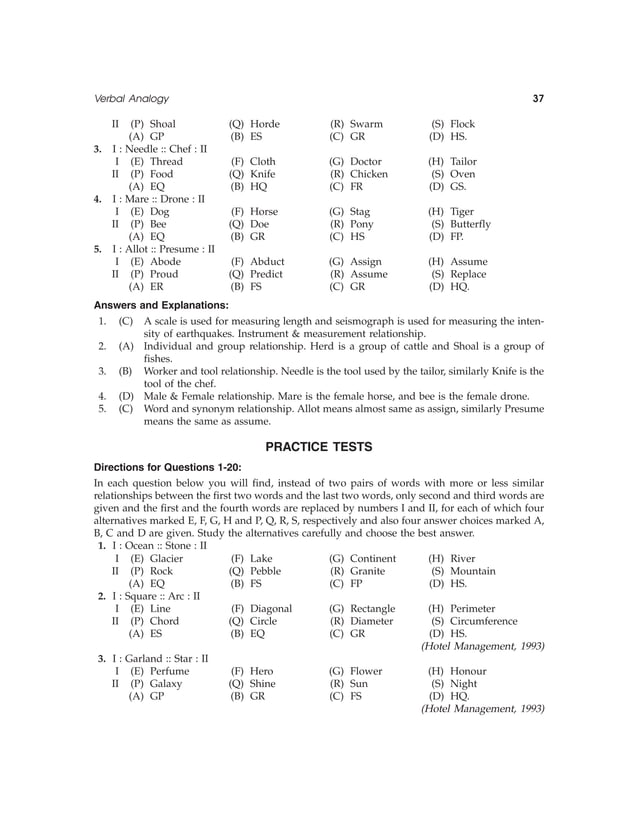A Handbook of verbal reasoning.pdf | Educational Assessment | Education