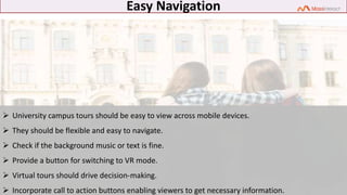 A Handy Guide to Making Your College Virtual Tour More Engaging | PPTX