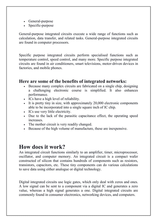 A Handy Guide to Understand Wholesale Integrated Circuits.pdf | Consumer Electronics ...