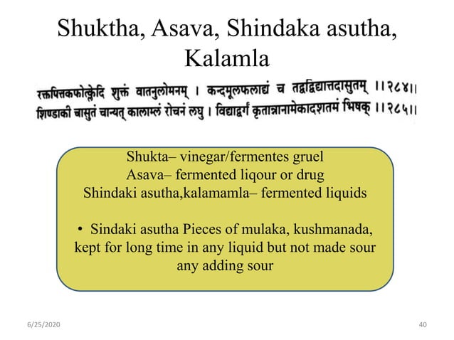 Ahara varga of Brihattrayi's | PPTX