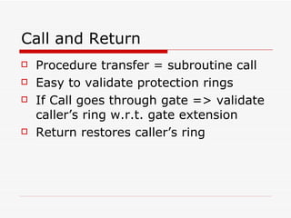 A Hardware Architecture For Implementing Protection Rings | PPT