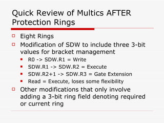 A Hardware Architecture For Implementing Protection Rings | PPT