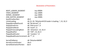 Build Your OS Part1 | PPT