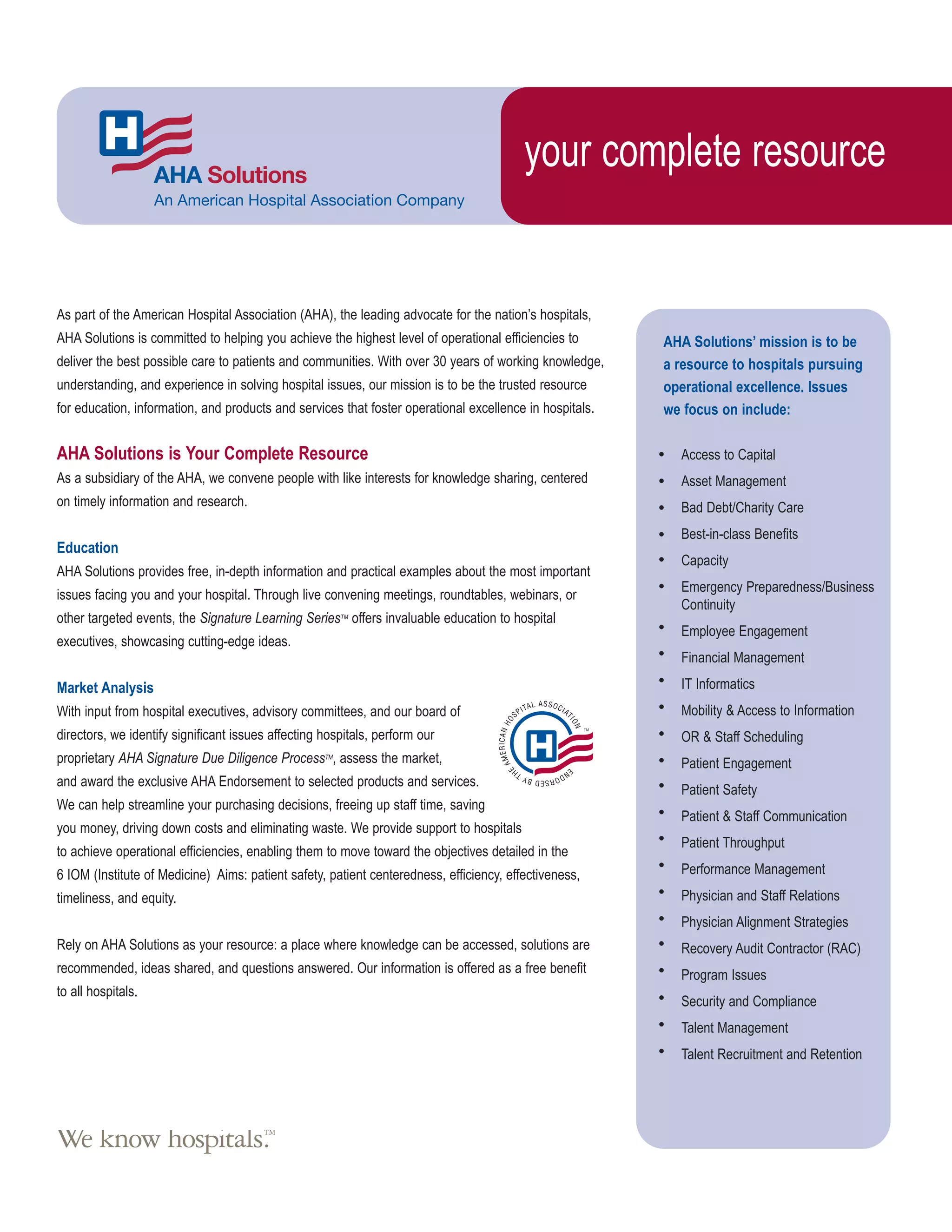 AHA Solutions Partner Showcase | PDF