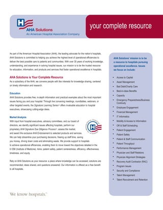 AHA Solutions Partner Showcase | PDF