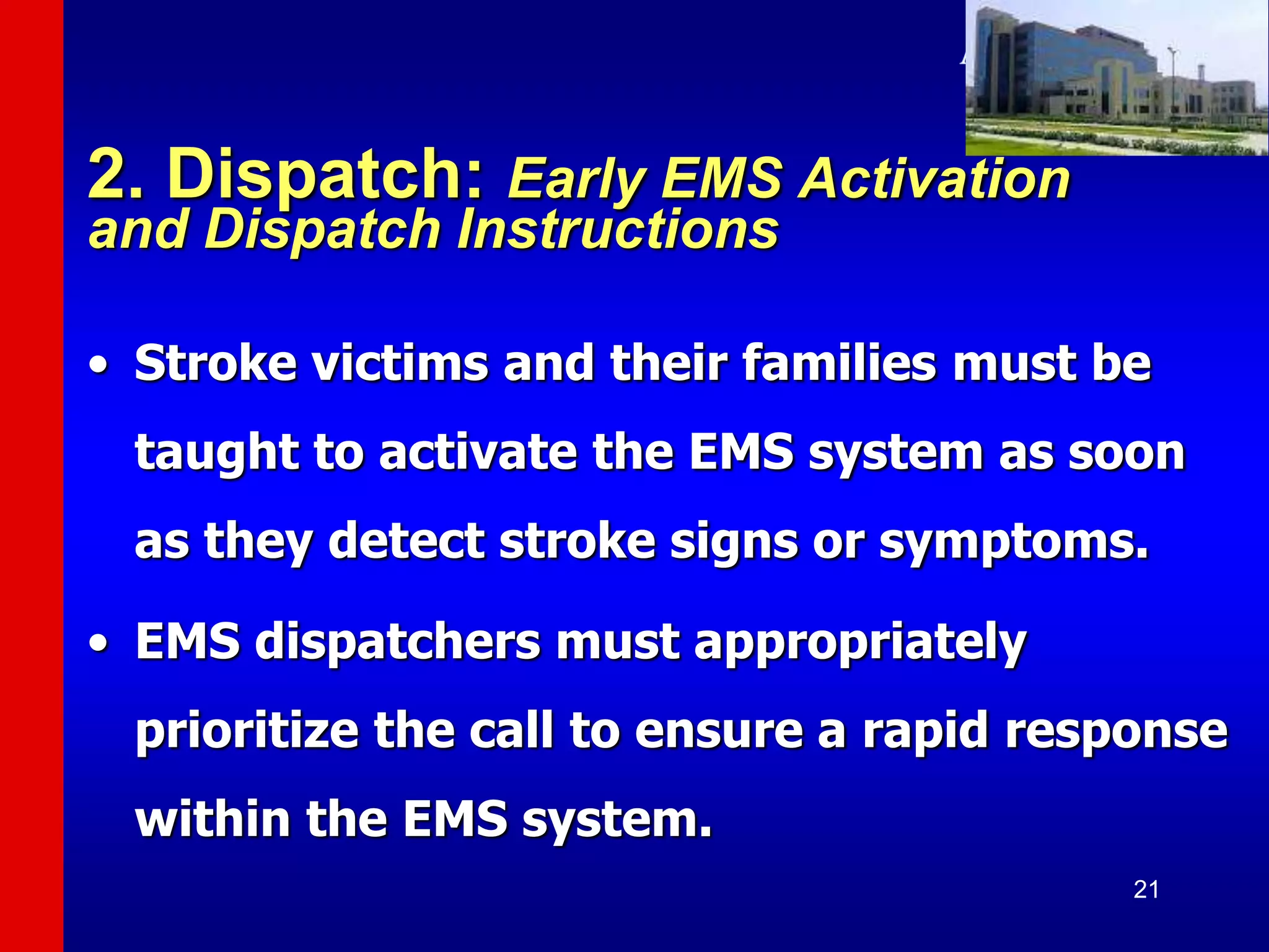 Approach to acute stroke BE FAST | PPTX