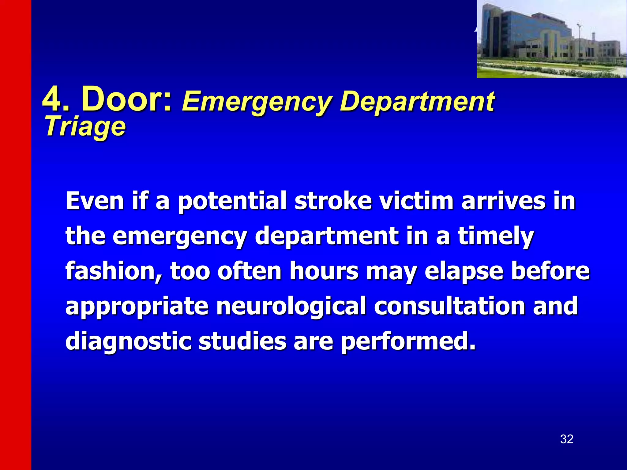 Approach to acute stroke BE FAST | PPTX