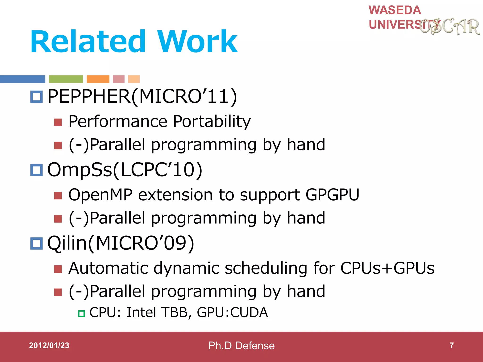 Studies on Automatic Parallelization for Heterogeneous and Homogeneous Multicore Processors ...