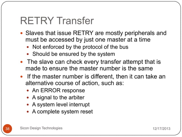 AMBA Ahb 2.0 | PPTX | Computer Networking | Computing