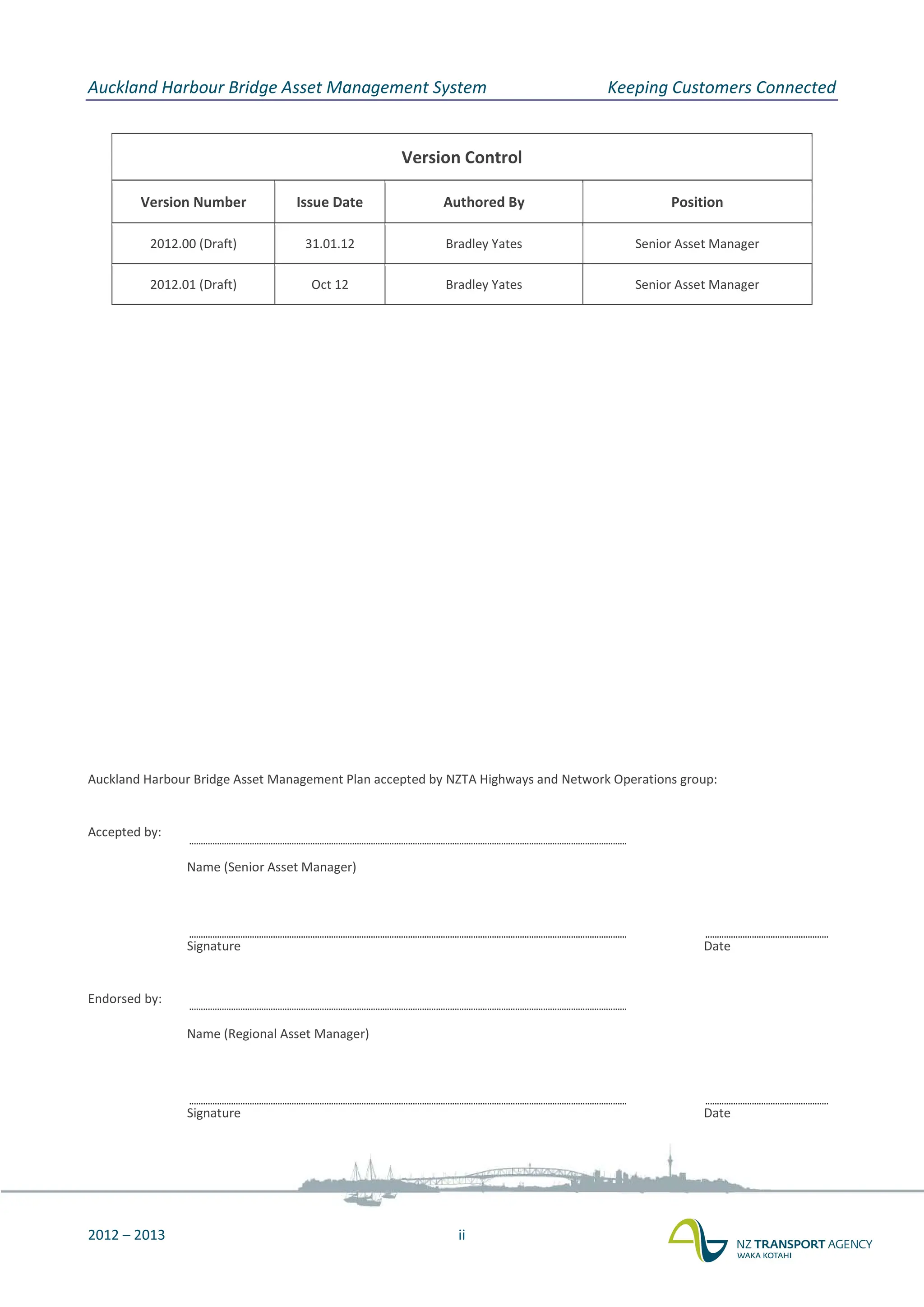 Auckland Harbour Bridge Asset Management System 2012-13_Oct 2012 (Pages ...