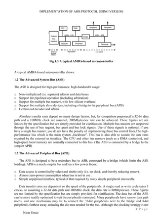 AMBA 2.0 REPORT | PDF | Computing | Technology & Computing