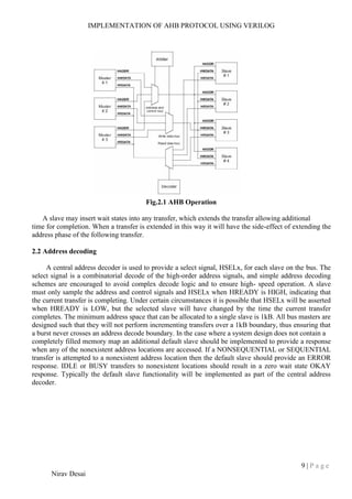 AMBA 2.0 REPORT | PDF