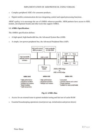 AMBA 2.0 REPORT | PDF