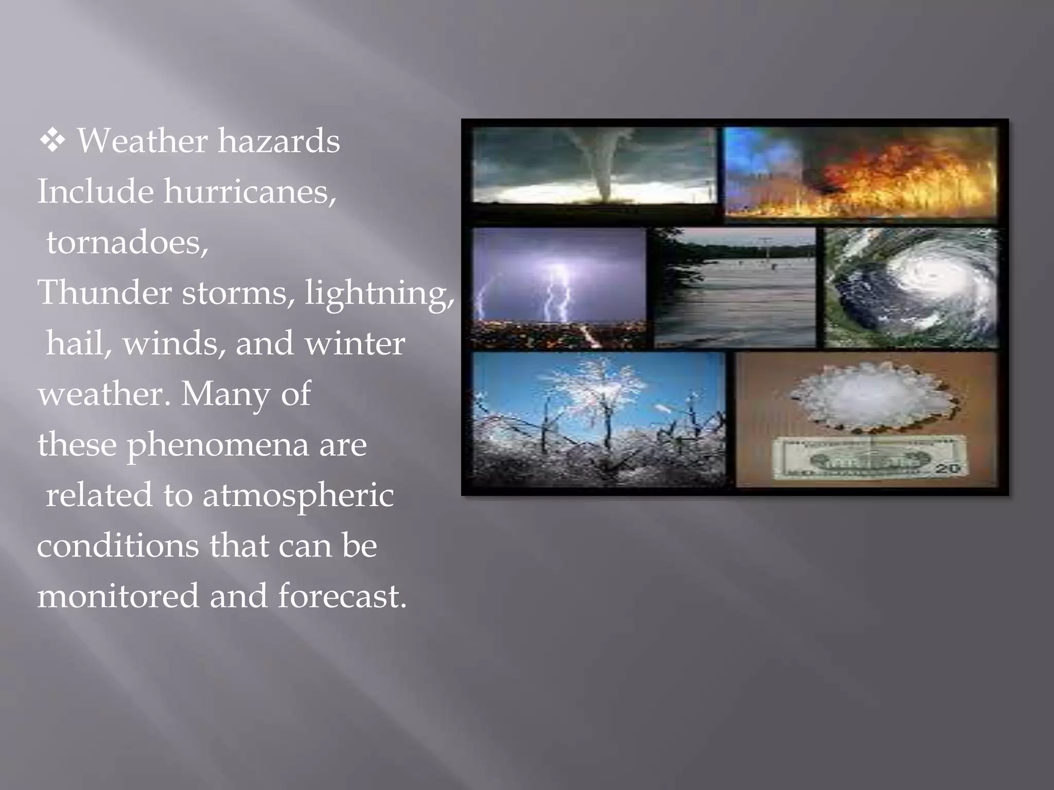 weather hazards | PPTX