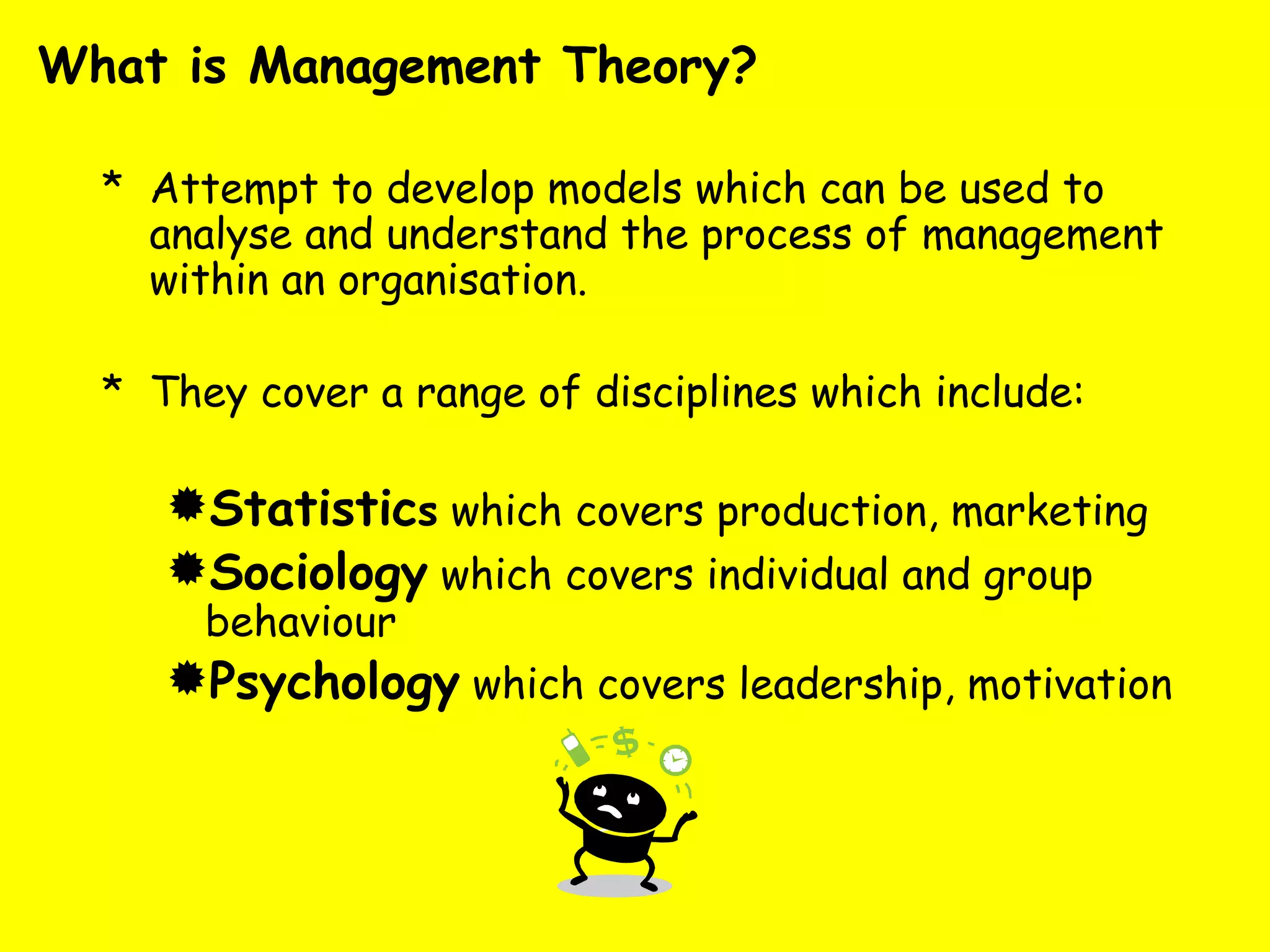 AHBM Management Theory | PPT