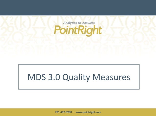 Analytic Insights from CMS's Five-Star and New Quality Measures | PPT