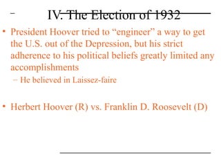 Crash and Depression for grade 10 high s | PPT