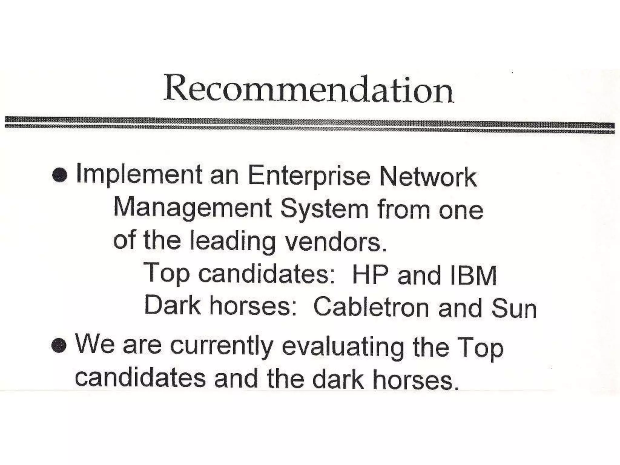 AHC Network Monitoring Plan | PPTX