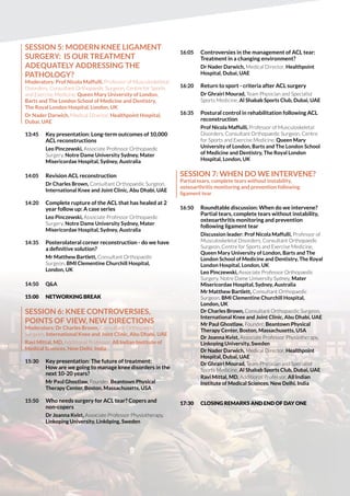 11th Middle East Orthopaedics Conference | PDF