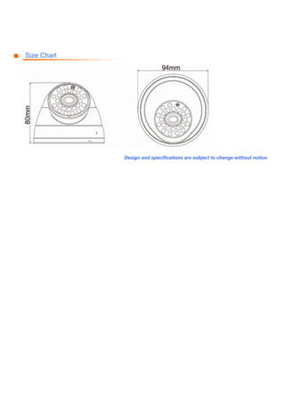 AHD-DNI20-130A 1.3MP CMOS Sensor | PDF