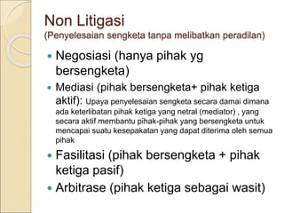 Ahde sesi 8-9 litigasi | PPTX