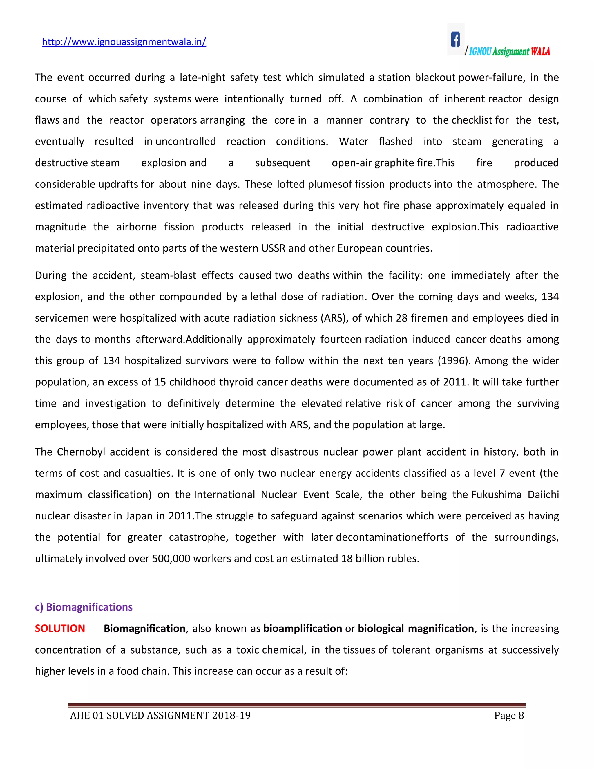 ignou Ahe 01 solved assignment 2019 | PDF | Vegetarian Diets | Food & Drink
