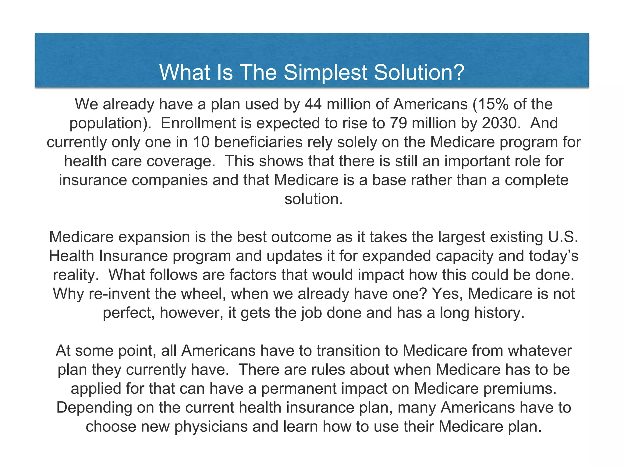 A health insurance roadmap | PPTX | Health Insurance | Insurance