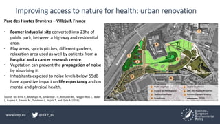 A healthy environment in Europe for healthier people | PPTX