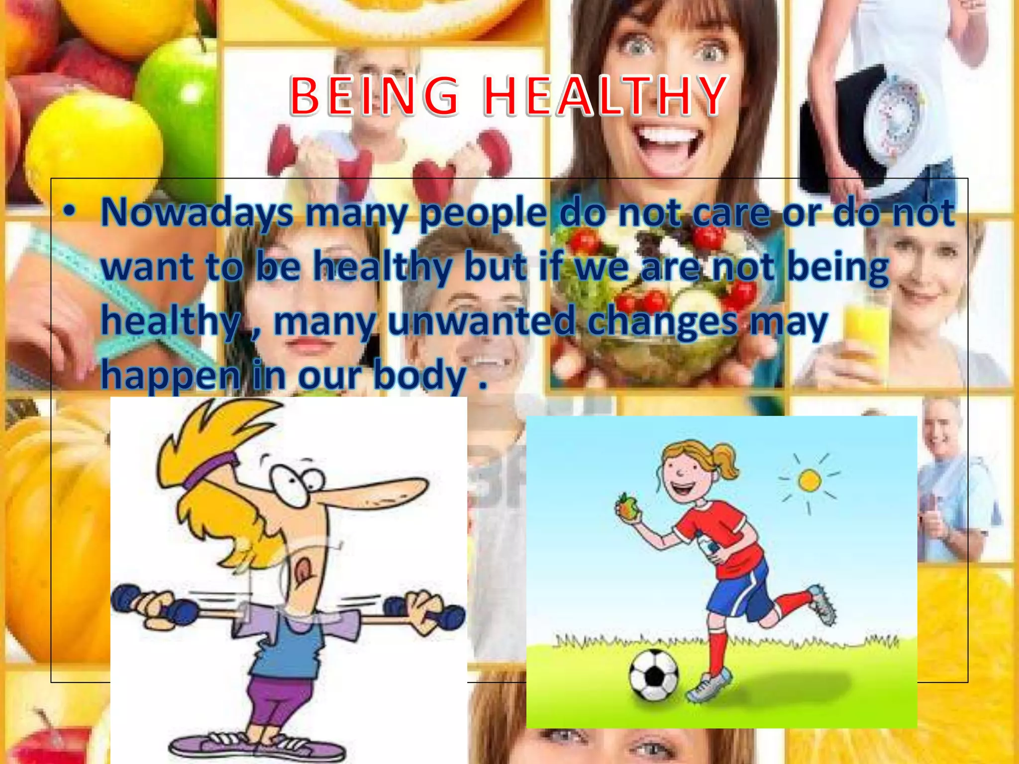 A healthy lifestyle ppt | PPTX