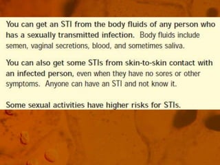 A healthy, sexuality resource sexually transmitted infections | PPTX
