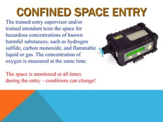 Confined Space Entry | PPTX
