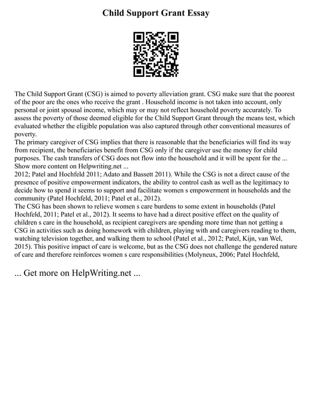 A Helping Hand Essay Example StudyHippo.Com