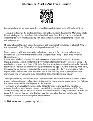 A Helping Hand Essay Example StudyHippo.Com