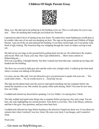 A Helping Hand Essay Example StudyHippo.Com