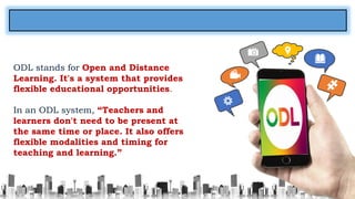 Open and Distance learning pptx m.ed 2nd | PPT