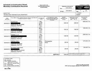 Alameda County Sheriff Ahern Form 460 7/1/13 to 12/31/13 | PDF | Politics