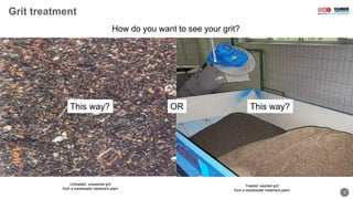 Grit treatment solutions for processing grit from grit separator | PDF