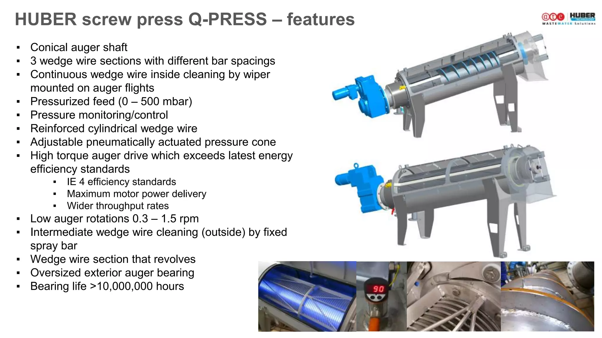 HUBER screw press Q-PRESS: An effective and efficient solution for ...