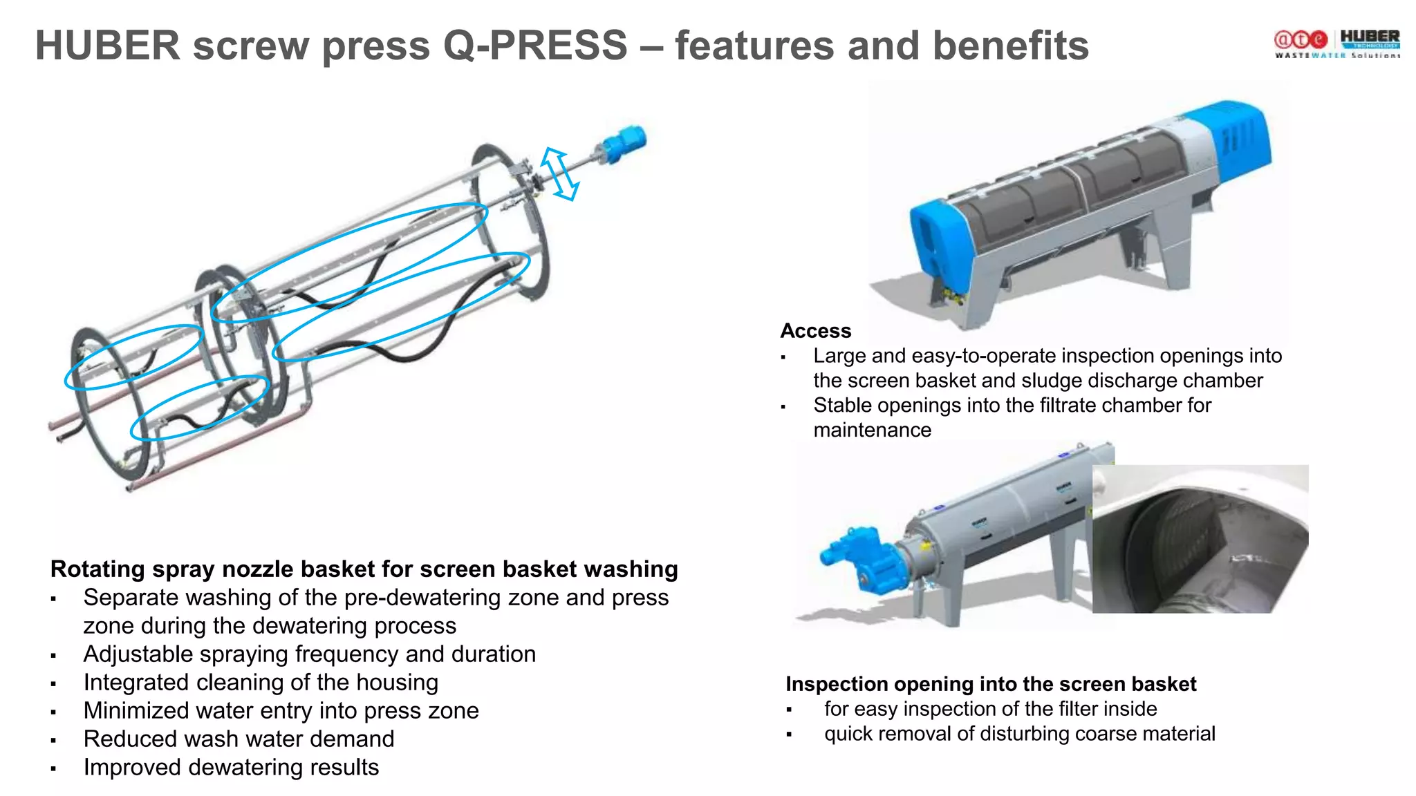 HUBER screw press Q-PRESS: An effective and efficient solution for ...