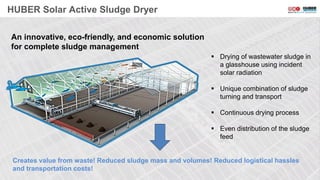HUBER Solar Active Sludge Dryer | PPTX