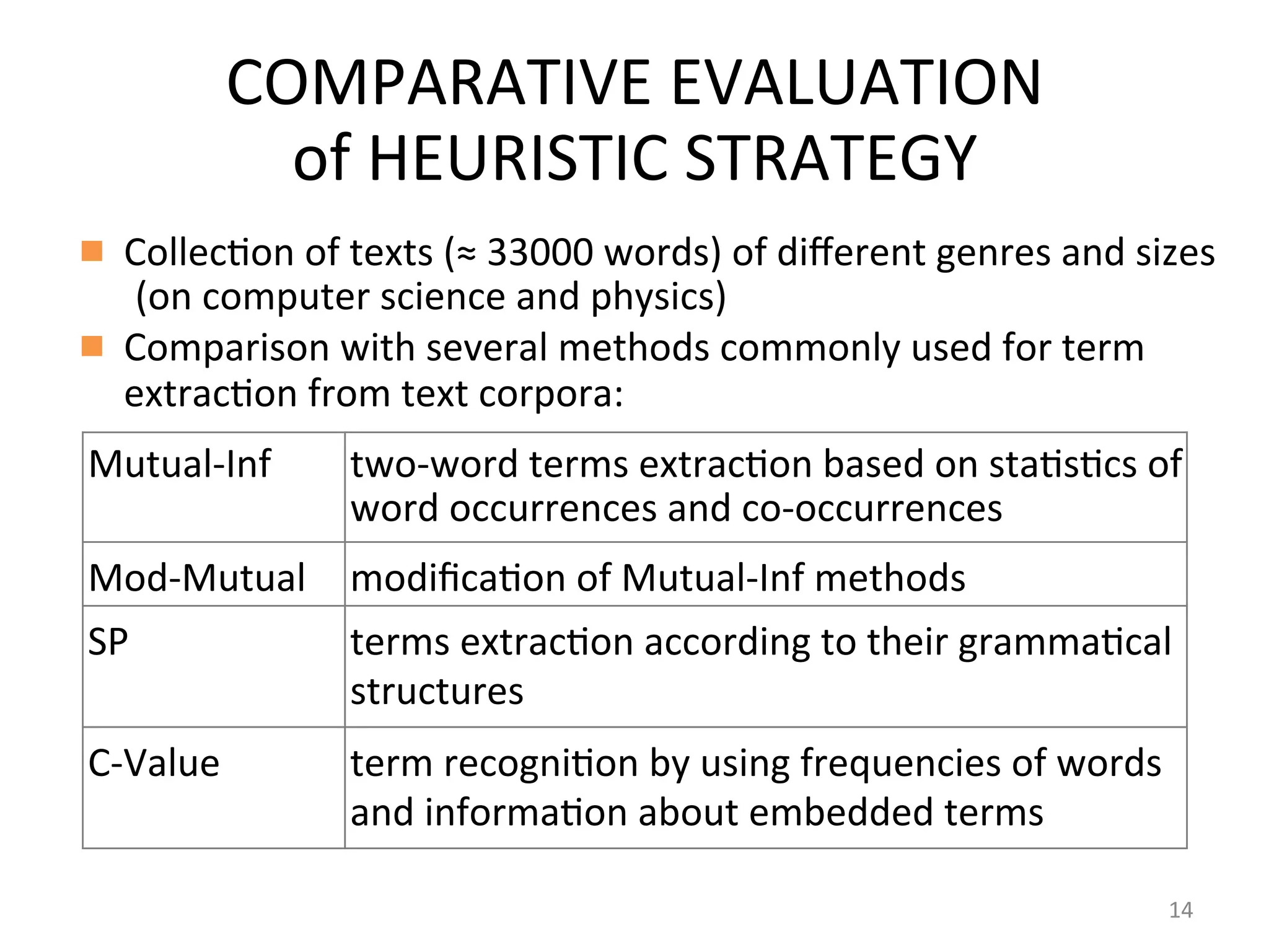 Elena Bolshakova and Natalia Efremova - A Heuristic Strategy for ...