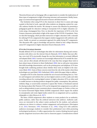 A Heutagogical Approach For The Assessment Of Internet Communication ...