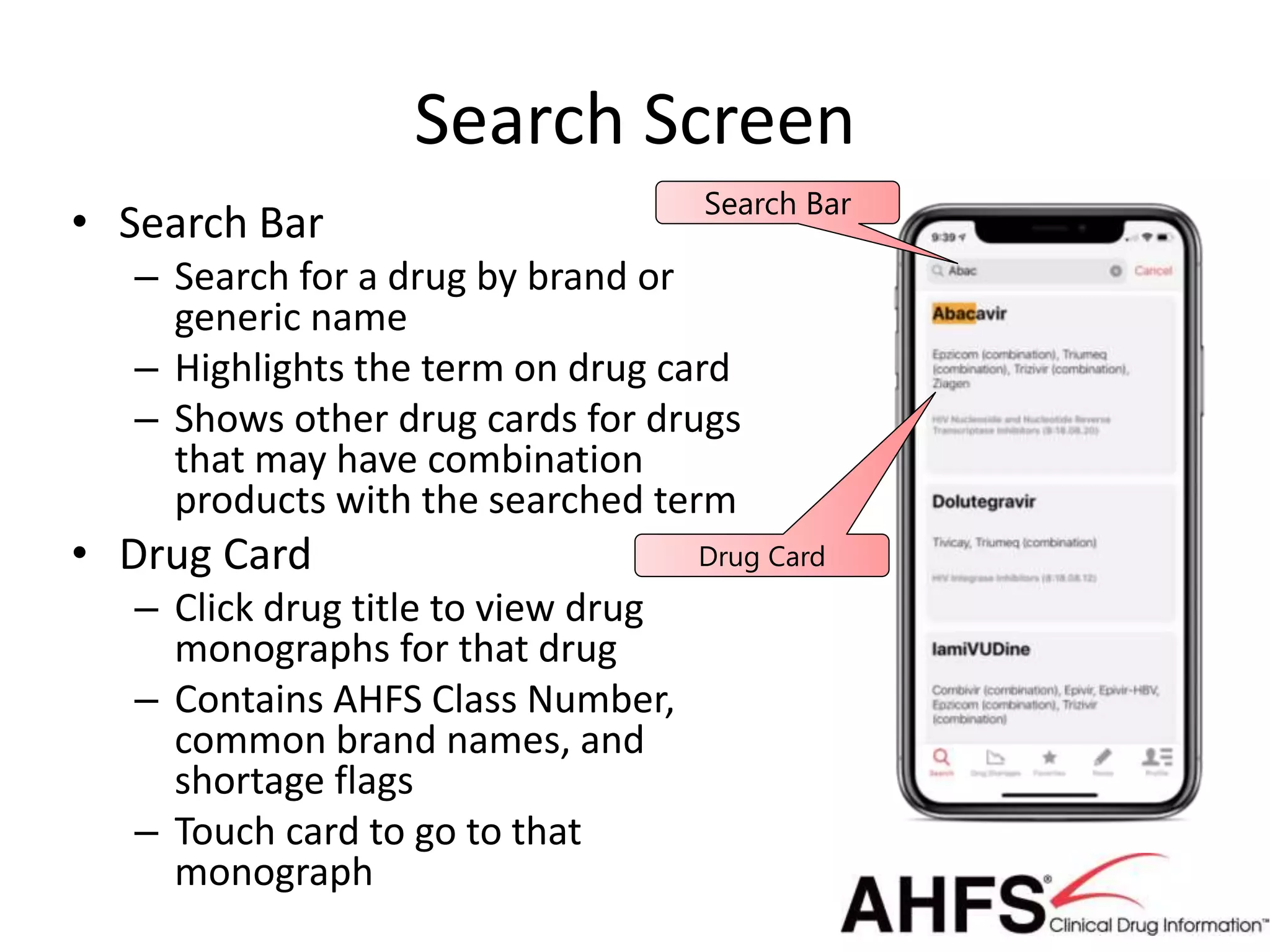 AHFS Clinical Drug Information Tutorial | PPTX