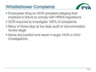 Preparing & Responding to an OCR HIPAA Audit | PPT